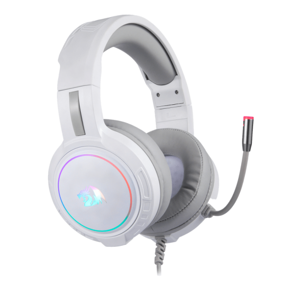 REDRAGON MENTO H270 RGB WIRED GAMING HEADSET (WHITE) - Redragon