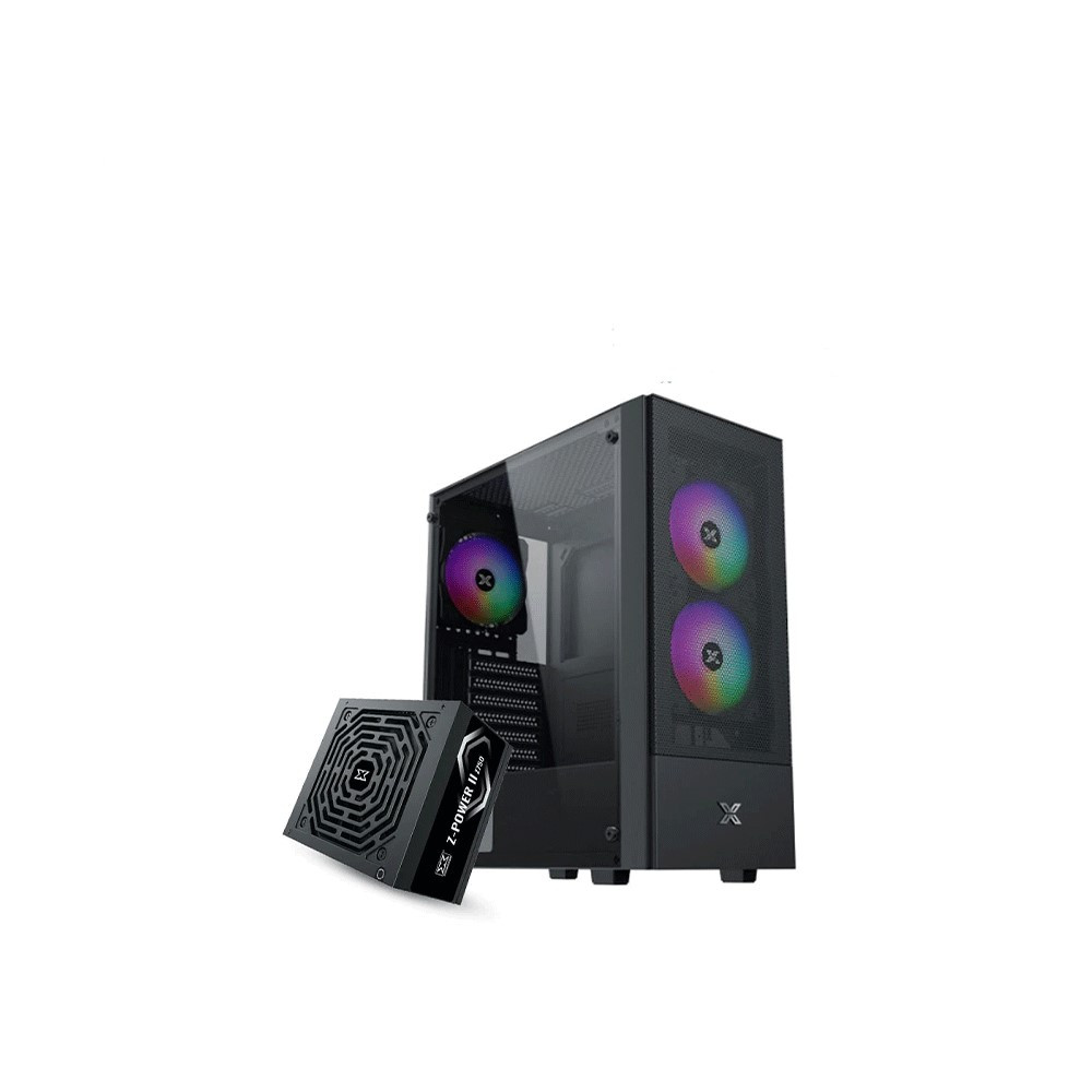 Xigmatek Hero II Air ARGB + X-Power 700W 80+ White Mid Tower Case ...